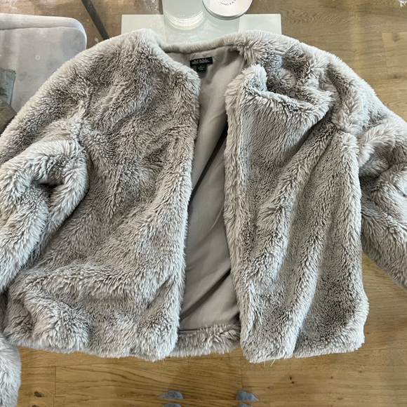 wild fable | Jackets & Coats | Wild Fable Grey Furry Jacket | Poshmark